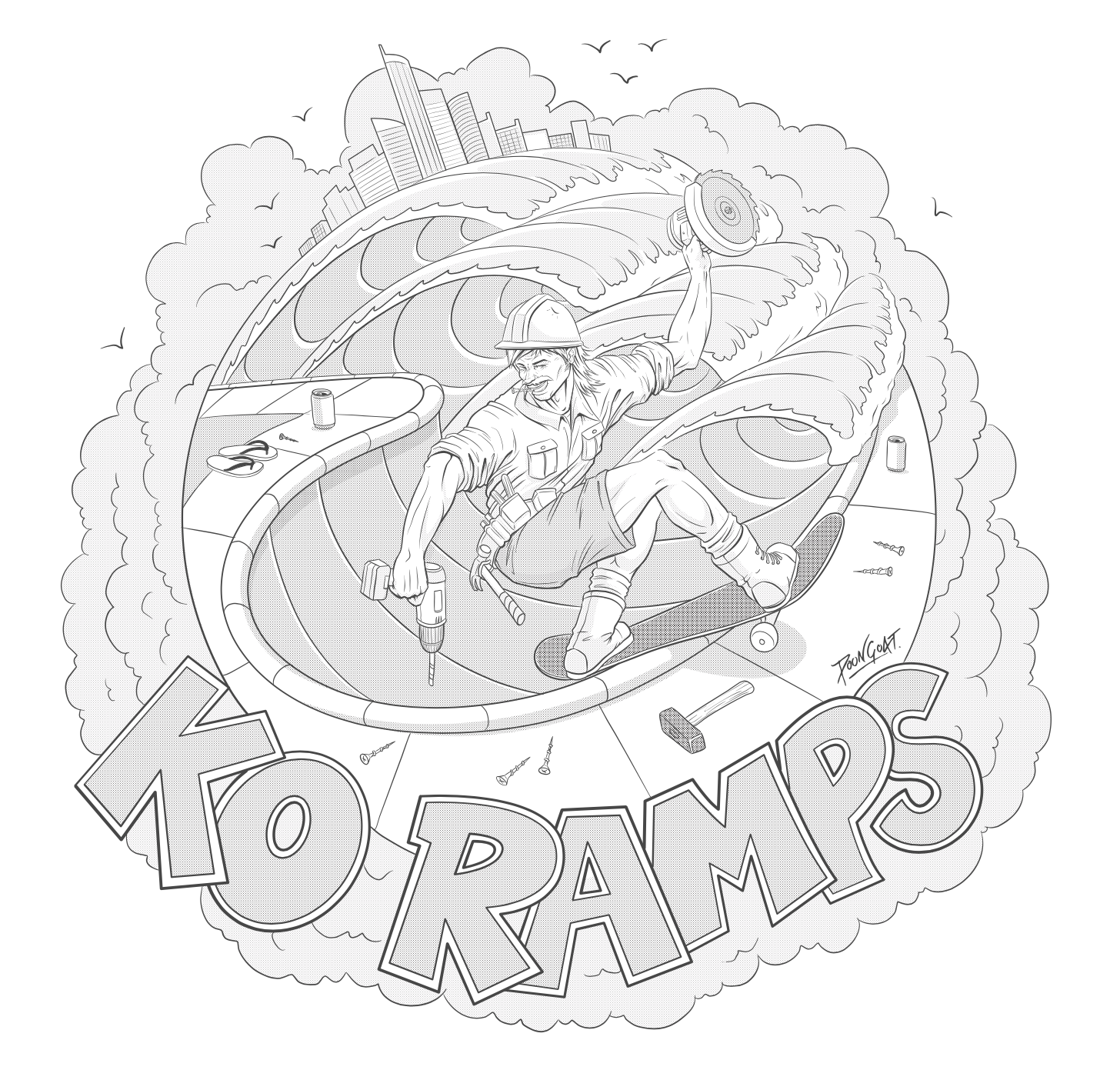 KO Ramps - Short sleeve t-shirt